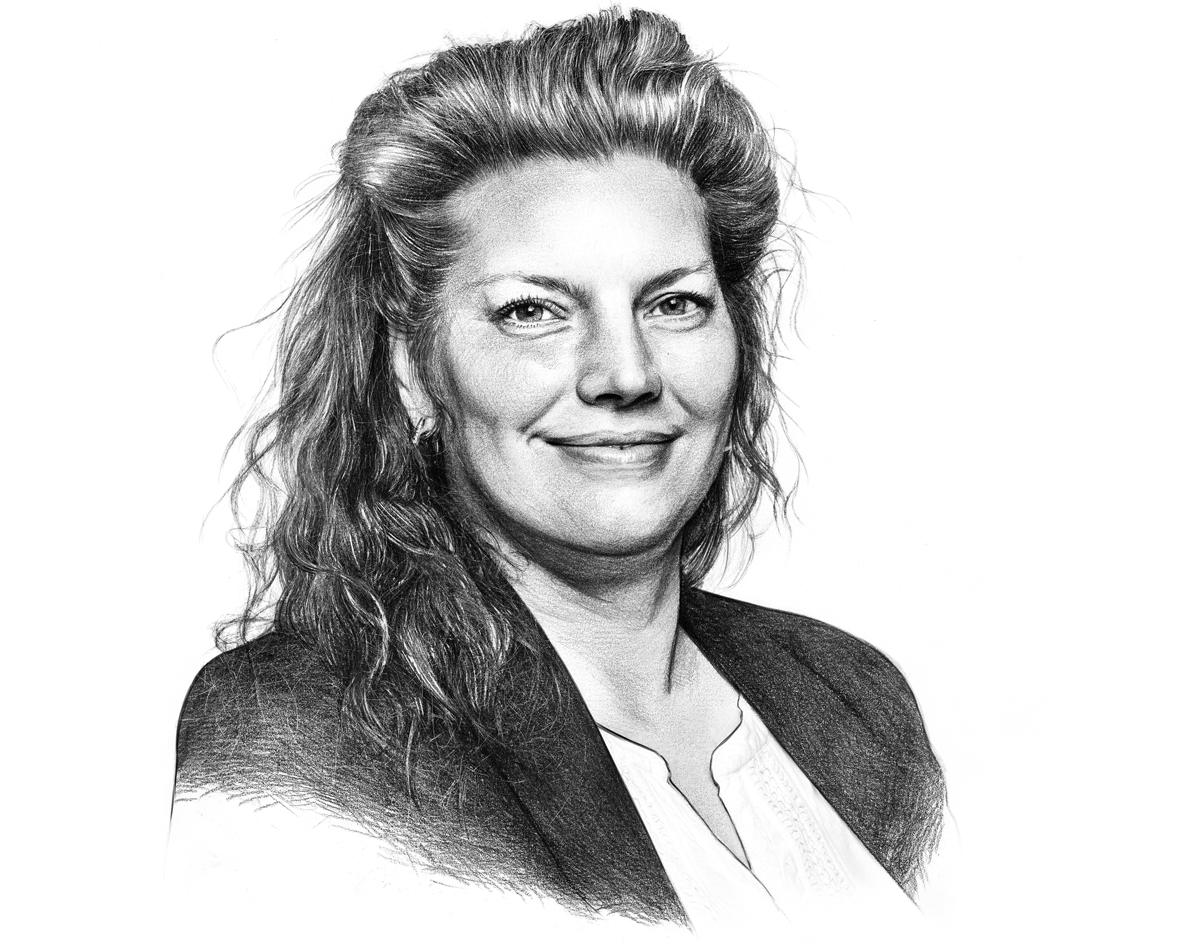 Sparda Bank Portraits : Inna Heller Illustration & Storyboard